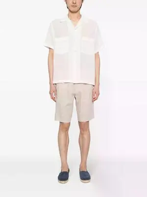 Eleventy Linen Bermuda Shorts
