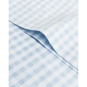 PETITE PLUME Gingham Standard Pillowcase, Set Of 2 - Light Blue