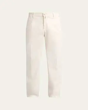 Kiton Straight Leg Cotton-stretch Pants