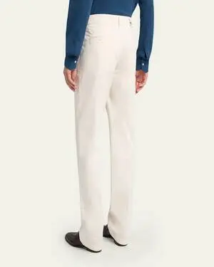 Kiton Straight Leg Cotton-stretch Pants