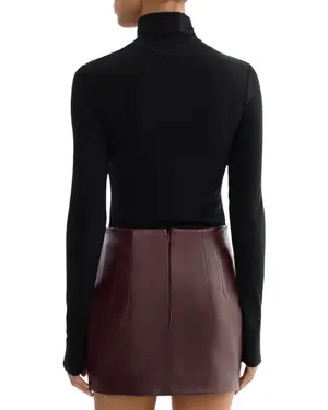 LAMARQUE Leather Mini Skirt