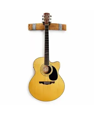 UNCOMMON GOODS Wine Barrel Guitar Rack