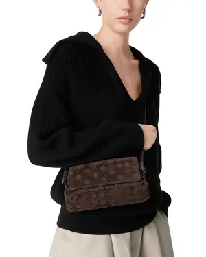 Bottega Veneta Notturno Intrecciato Pouch