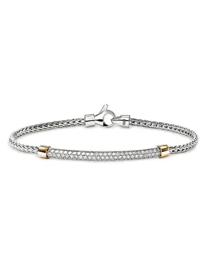 John Hardy Jh Essentials Diamond Bracelet - Silver