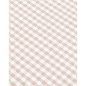 PETITE PLUME Gingham Sheet Set, Twin - Camel