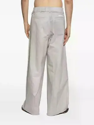 Adidas X Mercedes Frayed Stripe Trousers