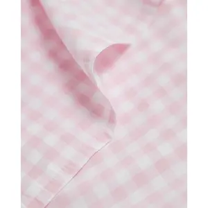 PETITE PLUME Gingham Sheet Set, Full - Pink