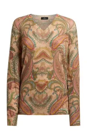 Etro Patterned Wool Sweater - Multi