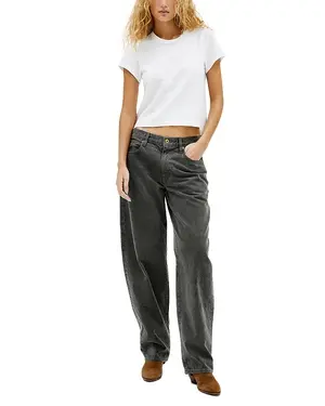 SLVRLAKE Ella Mid-rise Tapered Jeans - Keystone Mountain
