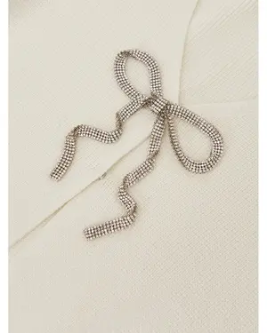 REISS Beau Bow Cardigan
