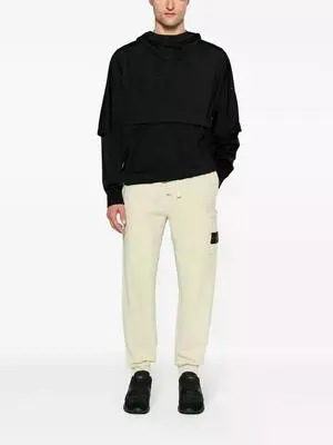 Stone Island Compass-badge Cotton Track Trousers - Green