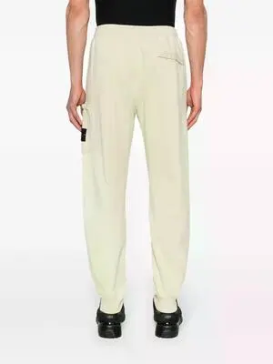 Stone Island Compass-badge Cotton Track Trousers - Green