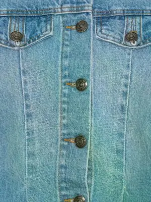 ROTATE BY BIRGER CHRISTENSEN Flared Denim Top