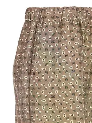 Max Mara Patterned Trousers - Brown