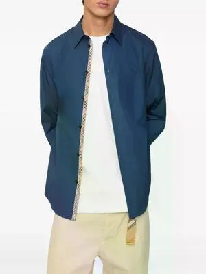 Burberry Poplin Shirt - Blue