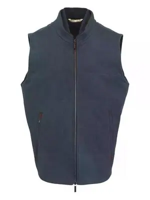 MAURIZIO BALDASSARI Zip-fastening Gilet - Blue