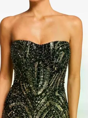Jenny Packham Sequin-embellished Euphoria Dress - Black