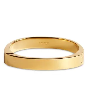 TOTEME Signature 18k Plated Bangle Bracelet - Gold
