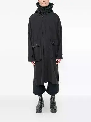 THE VIRIDI-ANNE Hooded Button-up Parka