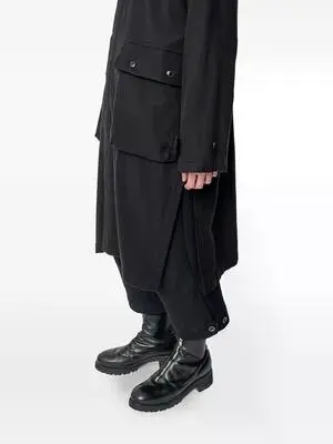 THE VIRIDI-ANNE Hooded Button-up Parka