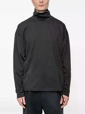 THE VIRIDI-ANNE Turtleneck Long Sleeve Sweatshirt