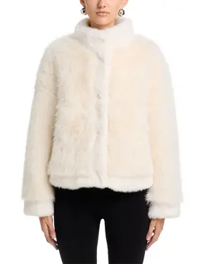 Love Token Faux Fur Jacket