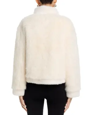 Love Token Faux Fur Jacket