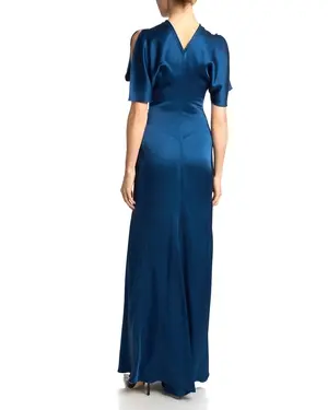Victoria Beckham Isabella Gown - Dark Ocean