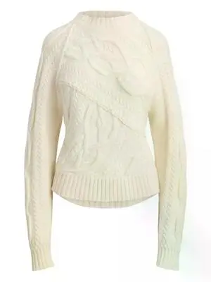 Ralph Lauren Cable-knit Crew-neck Sweater - Neutrals