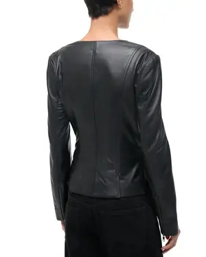 Staud Wells Leather Jacket