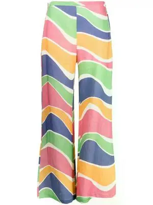 Cala De La Cruz Printed Pants For Women