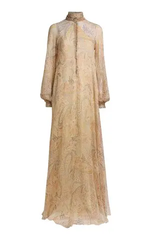 Etro Printed Silk-blend Maxi Dress - Multi