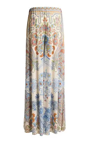 Etro Printed Wide-leg Pants