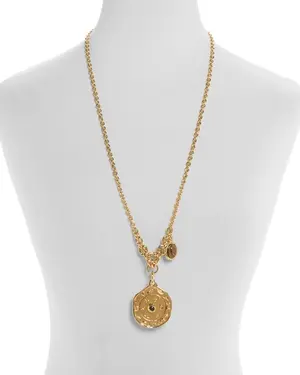 Chloé Medal Pendant Necklace