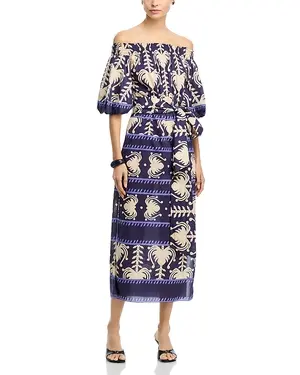 Johanna Ortiz Harbor Midi Dress