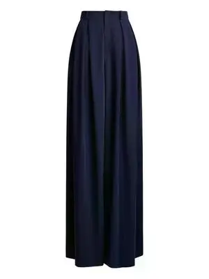 Ralph Lauren Pleated Wool Palazzo Pants