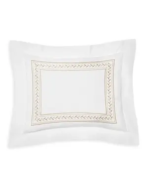 PRATESI Impero King Sham - White/beige