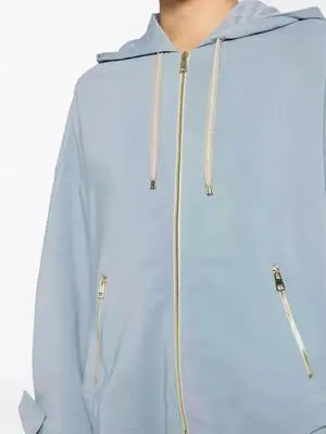 Lorena Antoniazzi Stretch Virgin Wool Hooded Jacket