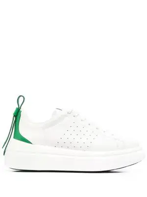 Red Valentino Bow-detail Leather Sneakers