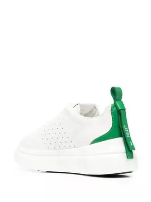 Red Valentino Bow-detail Leather Sneakers