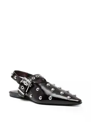 Senso Kingston Flats With Stud Detailing And Buckle Fastening