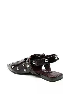Senso Kingston Flats With Stud Detailing And Buckle Fastening