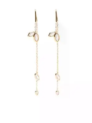 MARIA BLACK Swift 04 Leaf-detail Earrings - Gold