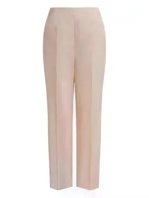 Alberta Ferretti Silk High-waisted Trousers