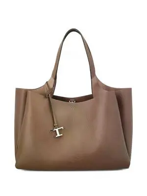 TOD'S Leather Tote Bag - Brown
