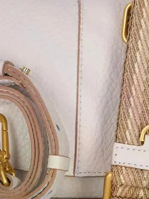 GIANNI CHIARINI Top-handle Flap Shoulder Bag - Neutrals