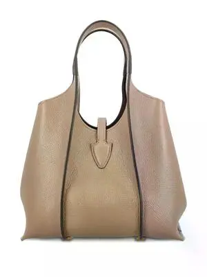 TOD'S T-buckle Mini Tote - Neutrals