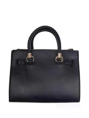 Liu Jo Braided Handle Tote Bag - Black