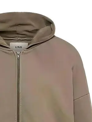 O.FILES Origami Zip-up Hoodie