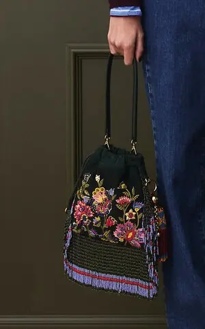 Etro Small Kalispera Shoulder Bag With Fringe